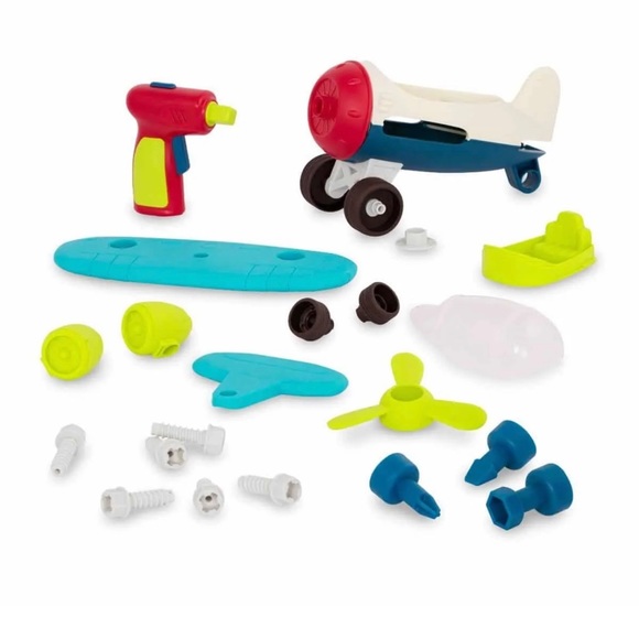 b.toys | Toys | Nwb B Toys Happy Cruisers Takeapart Airplane Colorful ...